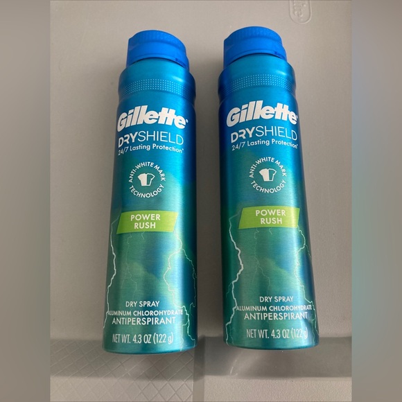 gillette | Grooming | Gillette Dry Shield Dry Spray Antiperspirant ...